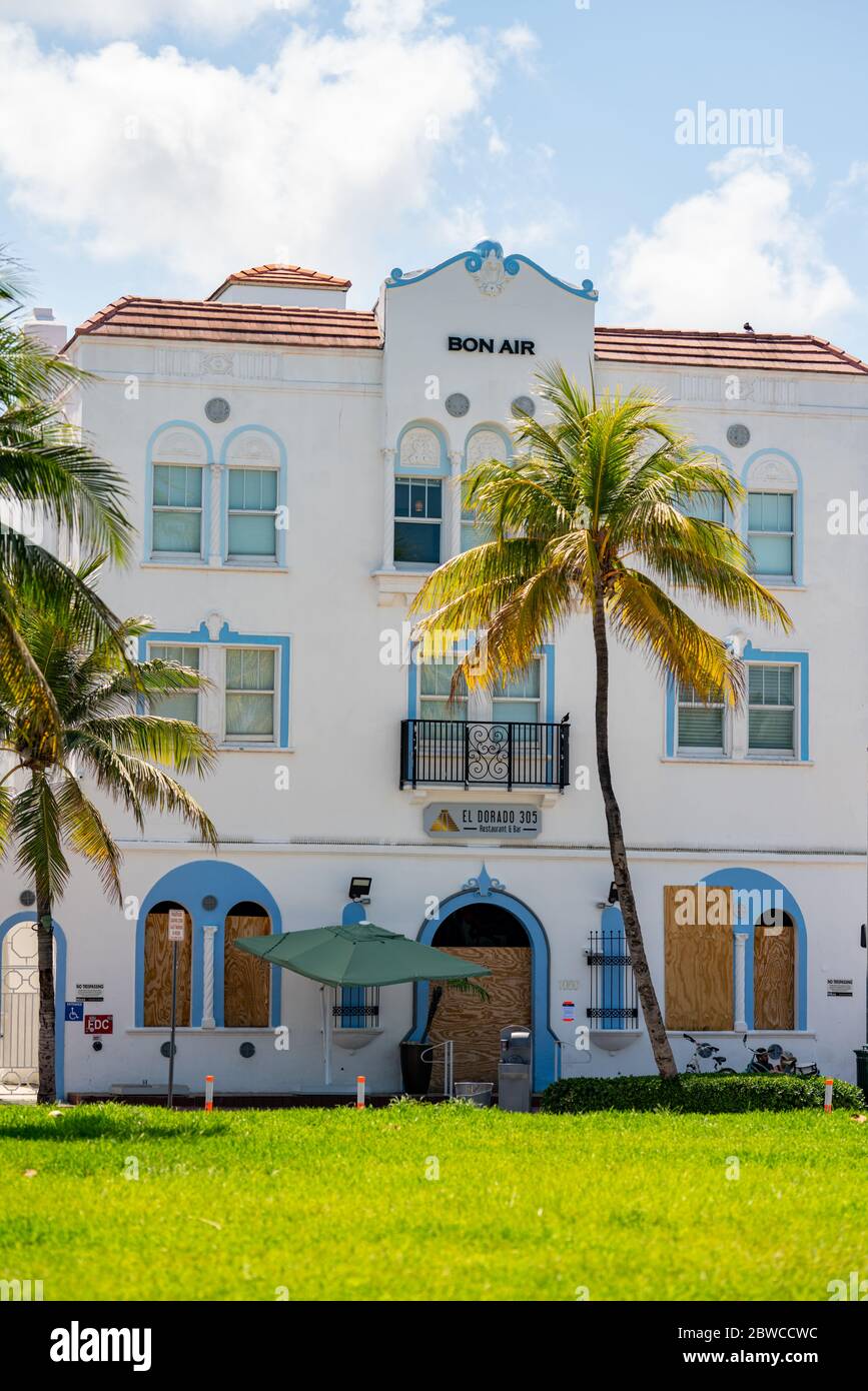 Bon Air hotel and El Dorado 305 restaurant closed Coronavirus Covid 19 ...