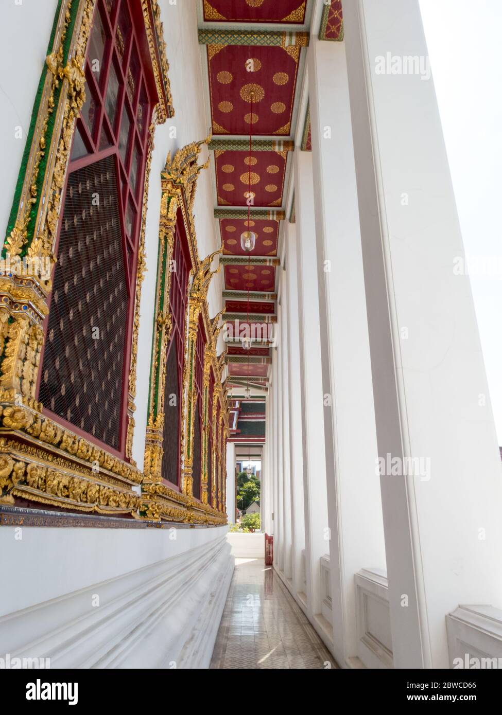 Loha Prasat Wat Ratchanatda temple in ฺBangkok Thailand Stock Photo - Alamy