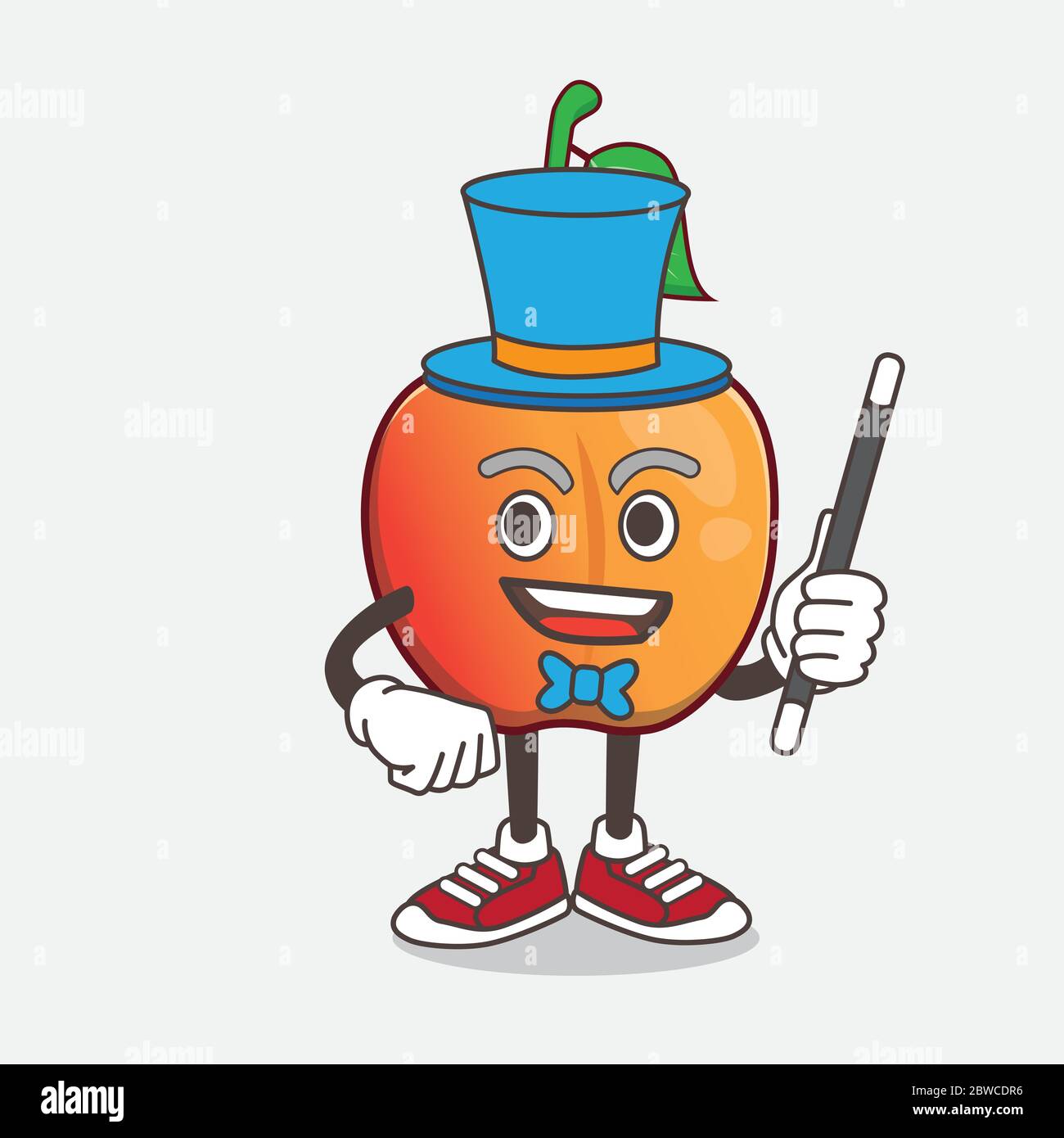 An illustration of Royal Ann Cherry cartoon mascot character ...