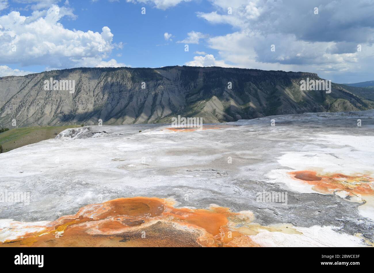 Late Spring in Yellowstone National Park: Looking East to Mount Everts ...