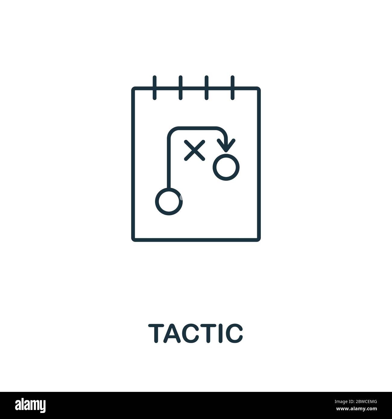 Tactic icon from planing collection. Simple line Tactic icon for ...