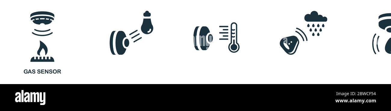 Gas Sensor icon. Simple element from sensors icons collection. Creative Gas Sensor icon ui, ux ...