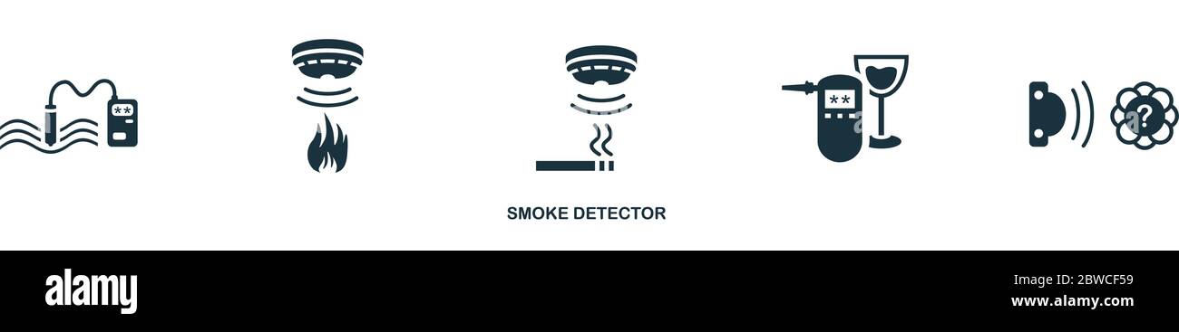Smoke Detector icon. Simple element from sensors icons collection ...