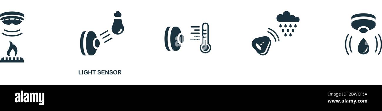 Light Sensor icon. Simple element from sensors icons collection. Creative Light Sensor icon ui ...