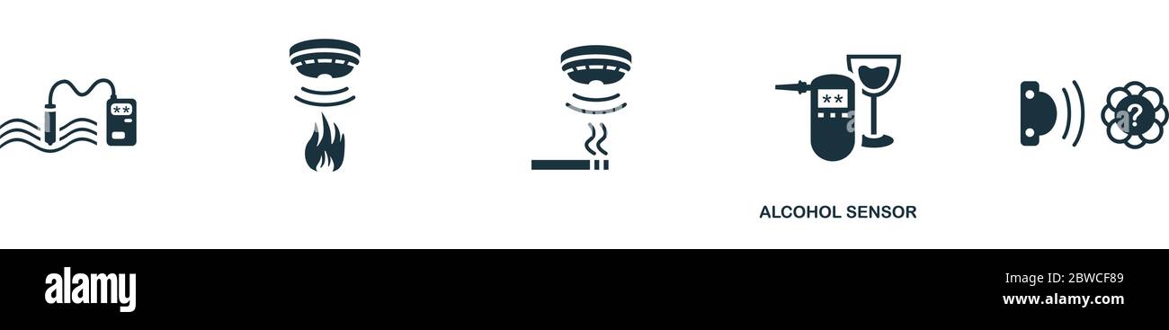 Alcohol Sensor icon. Simple element from sensors icons collection ...