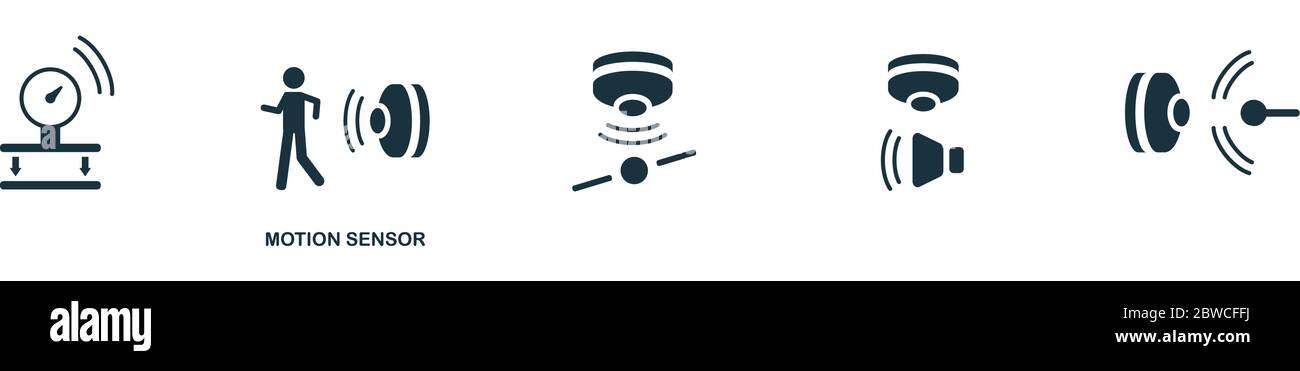 Motion Sensor icon. Simple element from sensors icons collection. Creative Motion Sensor icon ui ...