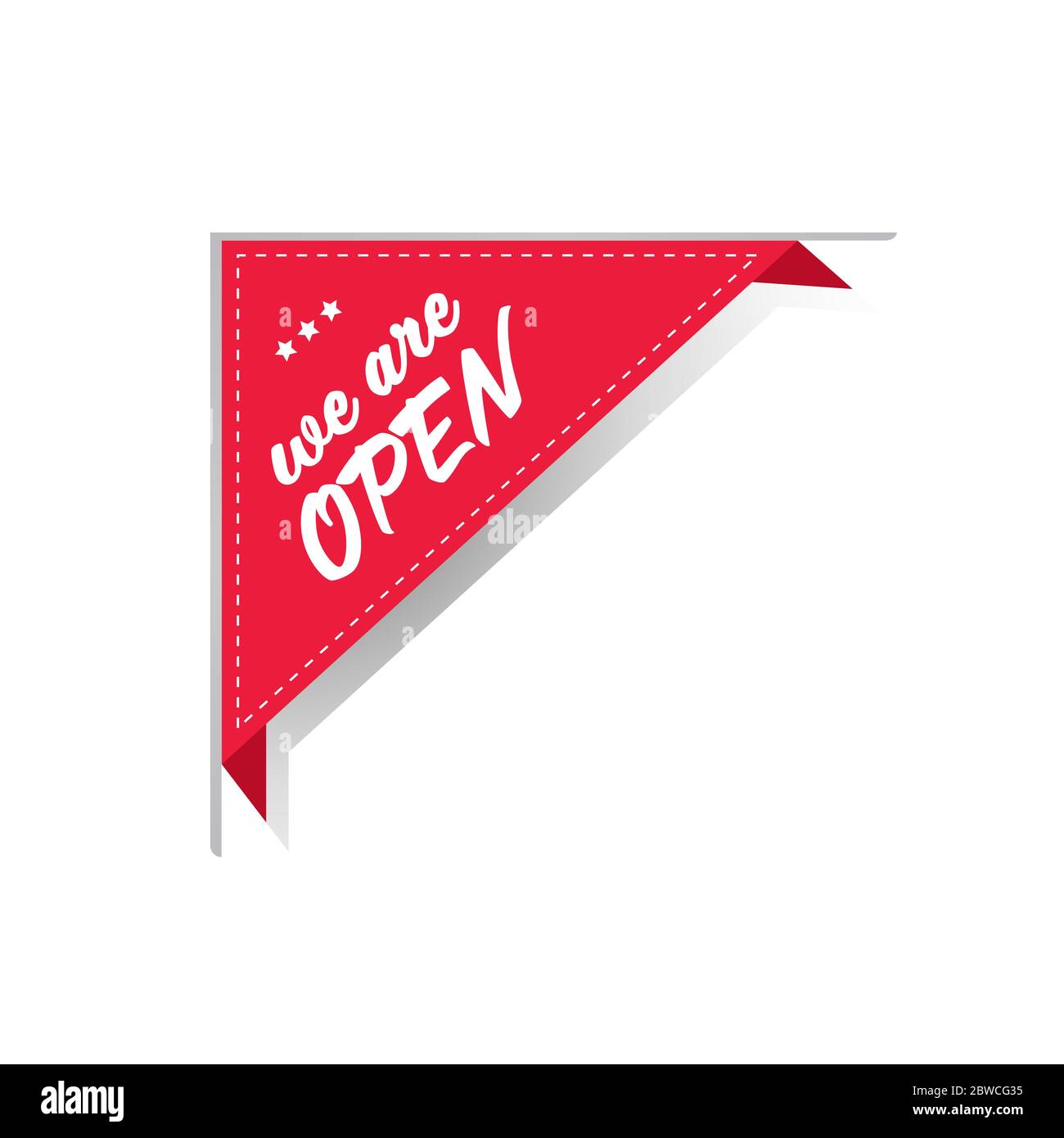 we are open sticker coronavirus quarantine is over advertising campaign ...
