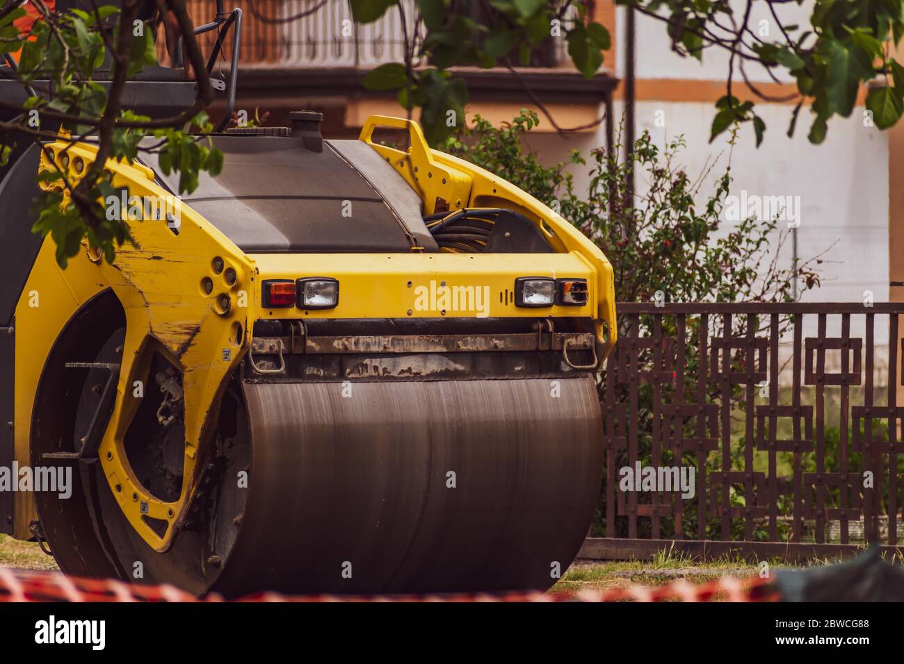 Compactor type engineering vehicle hi-res stock photography and images ...