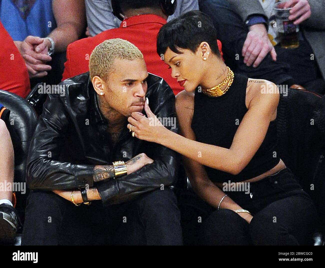 Rihanna and chris brown hi-res stock photography and images - Alamy