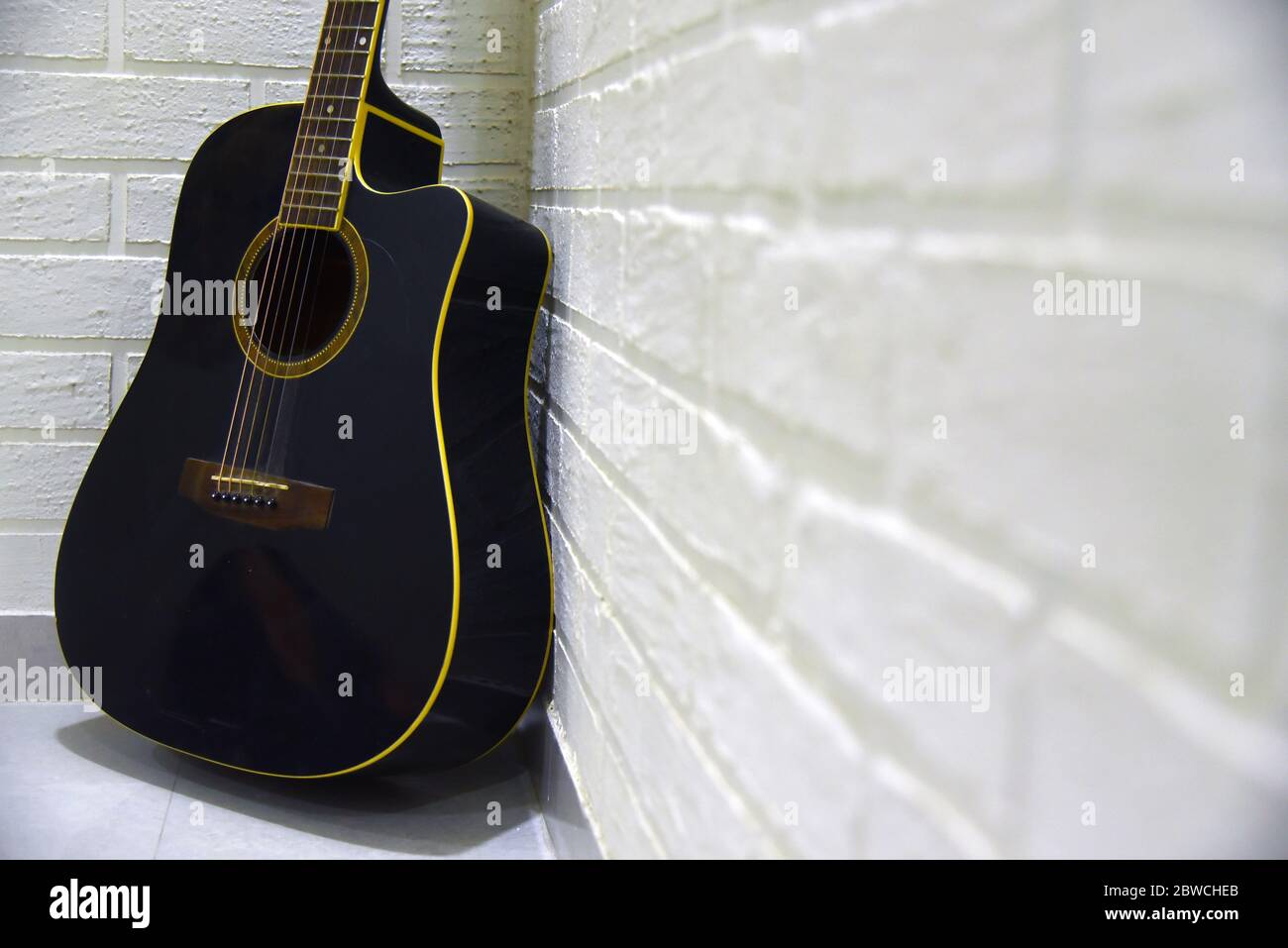 old guitar close up. different angle guitar photo Stock Photo - Alamy