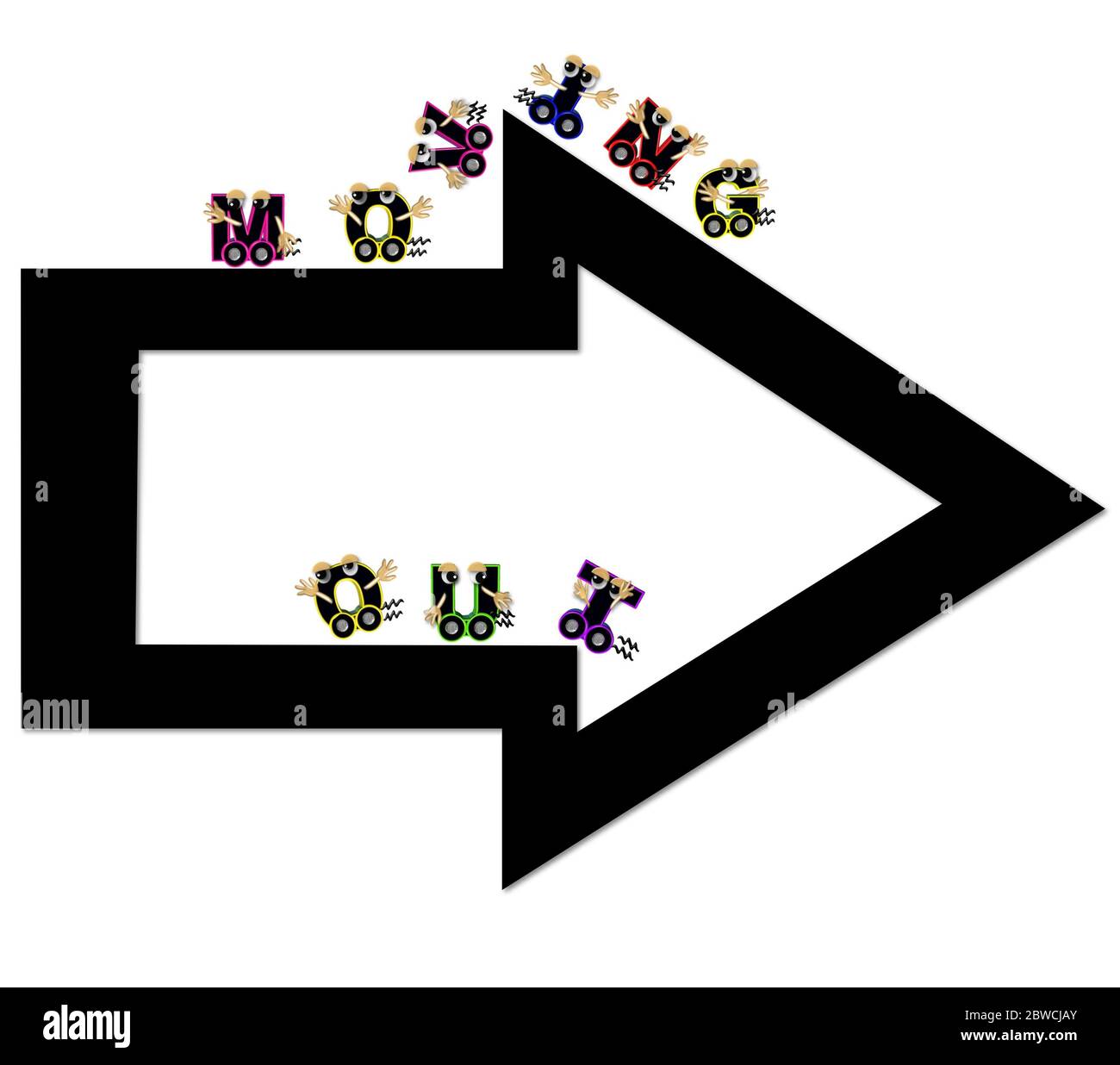 Adventure Alphabet Moving Out Stock Photo - Alamy