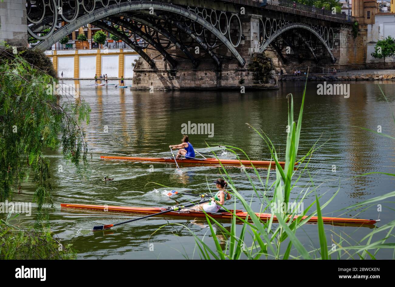 Women rowing team hi-res stock photography and images - Alamy
