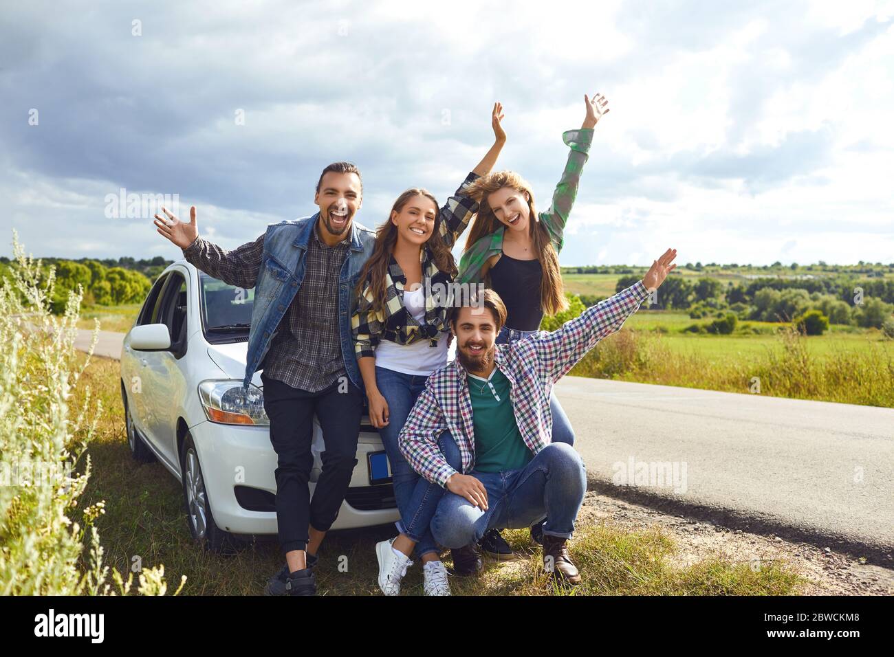 Car road trip map hi-res stock photography and images - Alamy