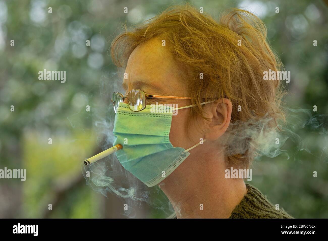 fag break in Corona Times, Germany Stock Photo - Alamy