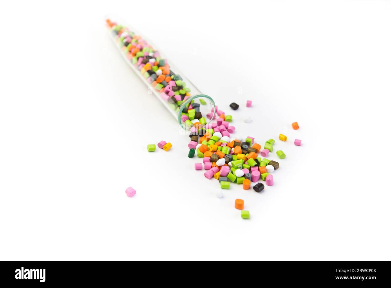 Plastic pellets .Multicolored Plastic granules. Plastic raw materials ...