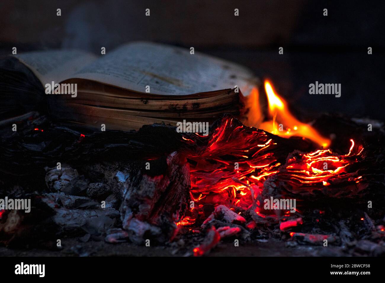 Book bonfire hi-res stock photography and images - Alamy
