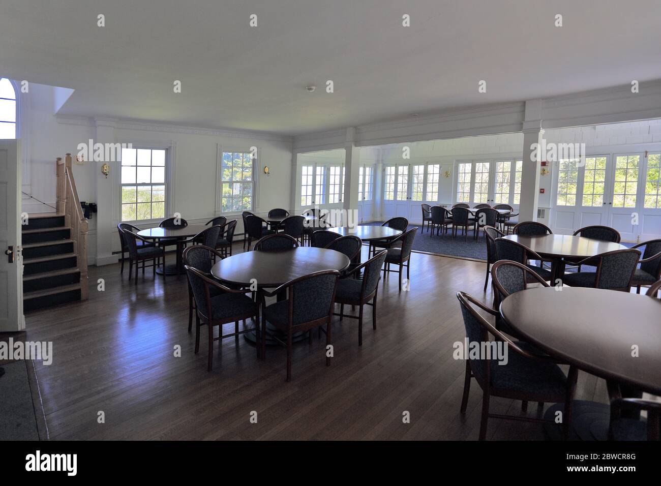 Interior of the Childs Mansion now used by Stony Brook University for ...