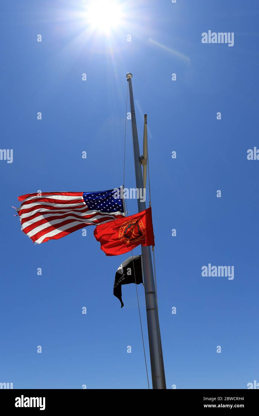Flagpole Long Island new York Stock Photo - Alamy