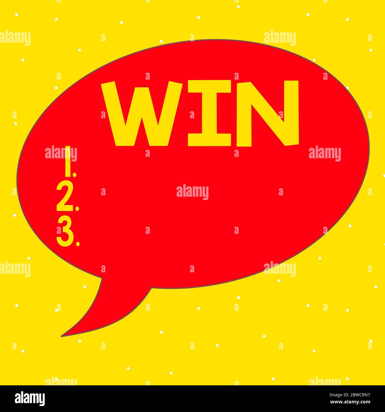 Word writing text Win. Business photo showcasing achieving victory in a ...