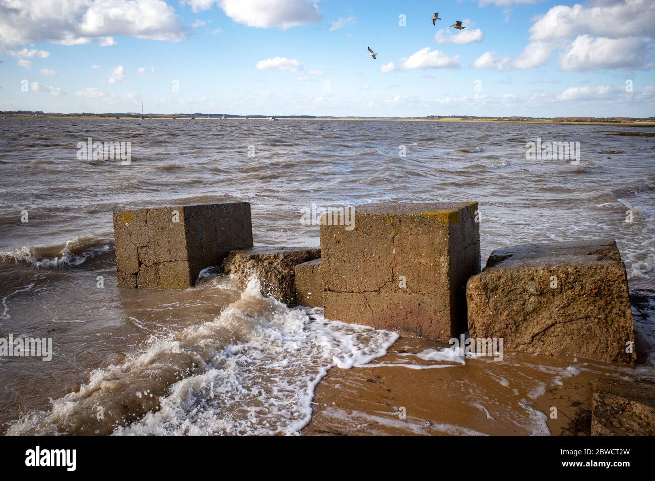 Wartime anti invasion blocks hi-res stock photography and images - Alamy