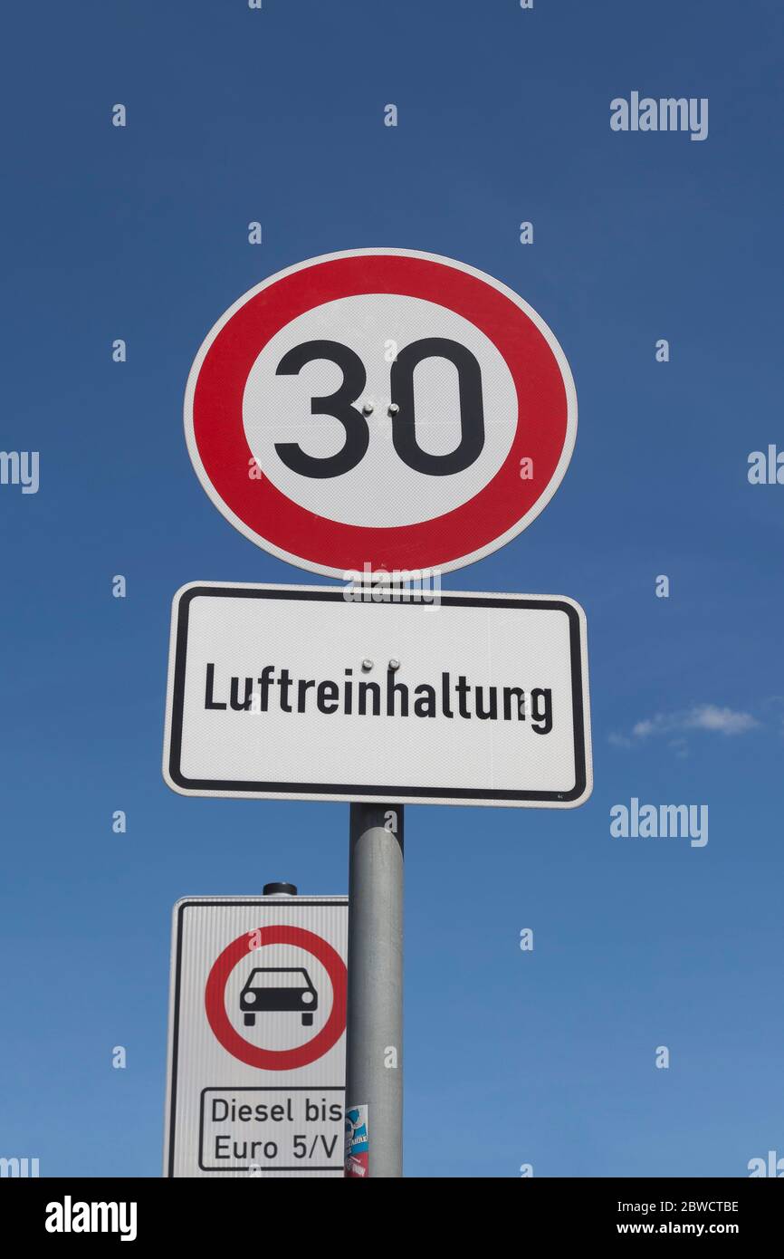 Diesel driving ban, Berlin, Germany Stock Photo - Alamy