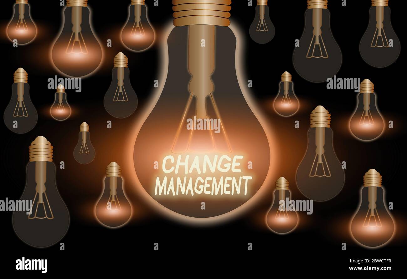 Text sign showing Change Management. Business photo text development ...