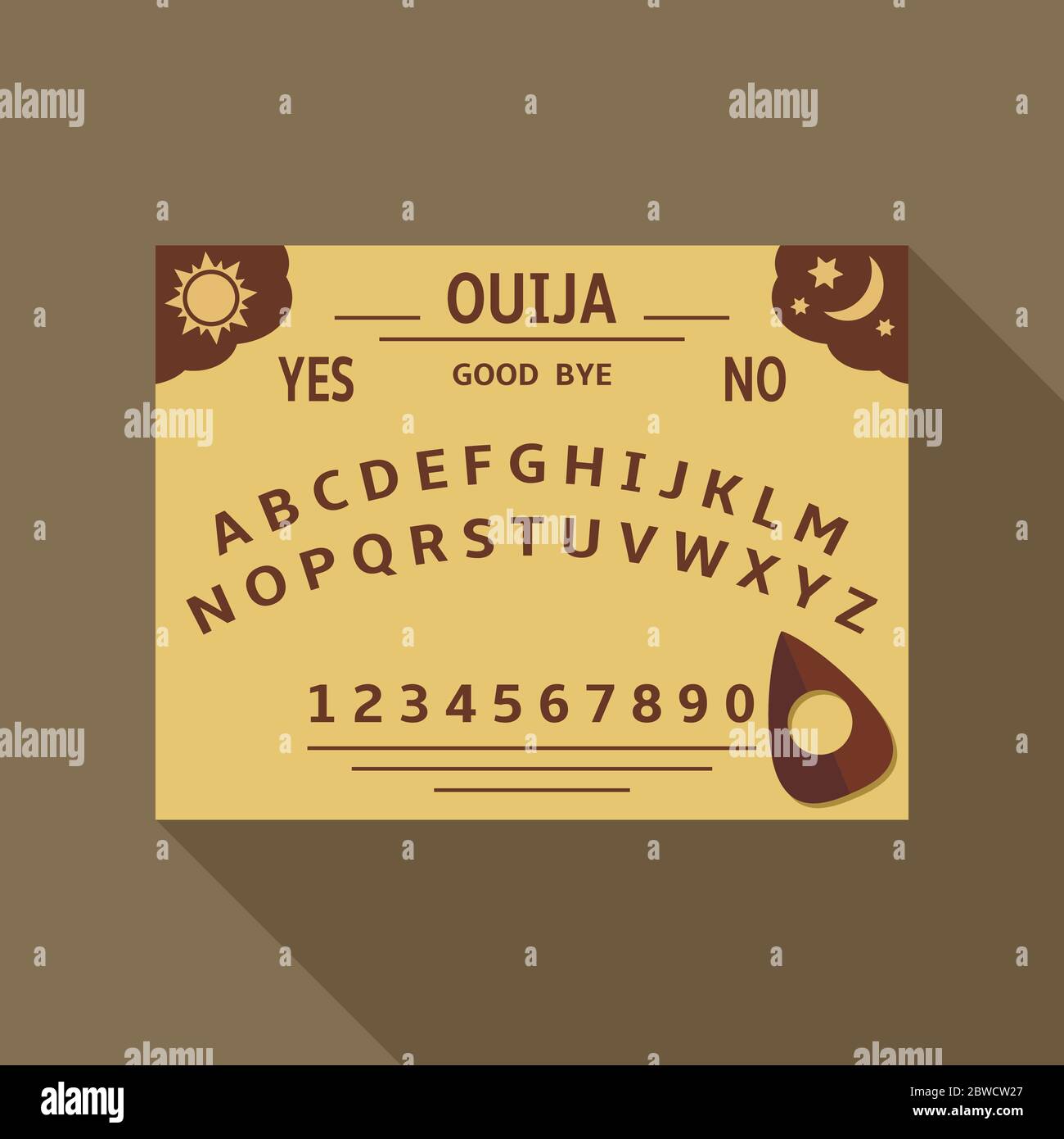 Ouija board hi-res stock photography and images - Alamy