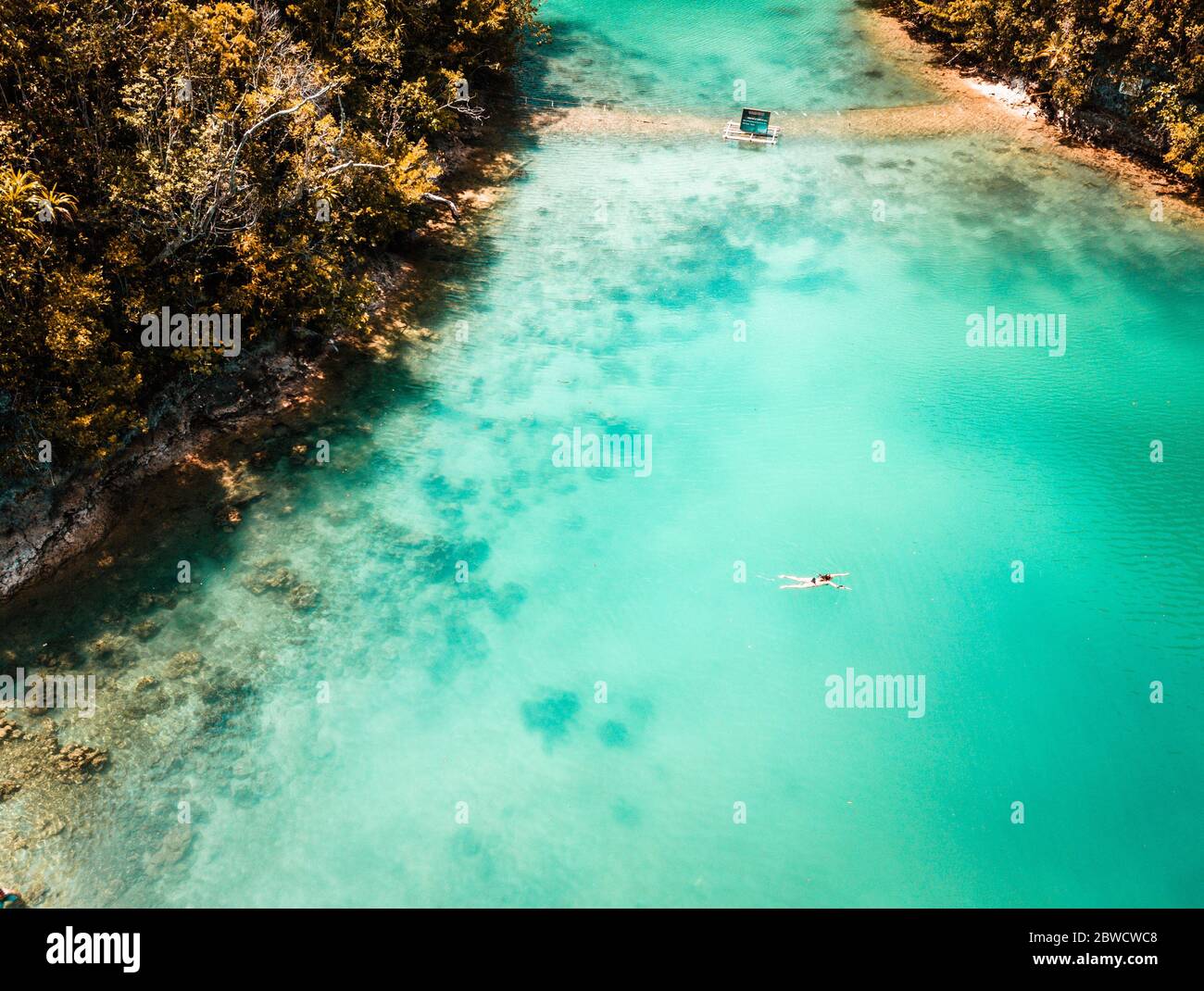 View of Sugba Lagoon in Siargao Stock Photo - Alamy