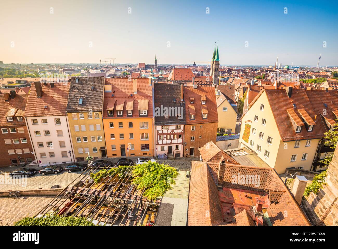 Panoramic view of Nuremberg Germany Stock Photo - Alamy