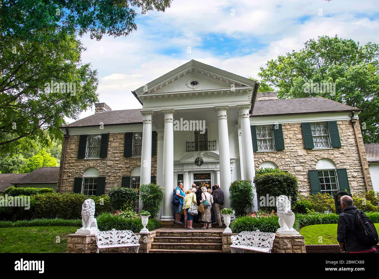 Graceland is a mansion in Memphis, Tennessee and was home to Elvis ...