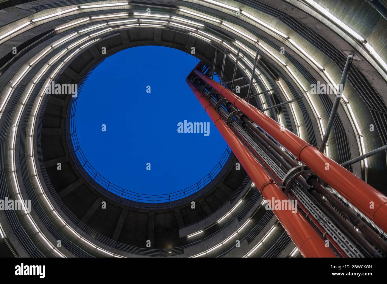spiral structure in a modern building Stock Photo - Alamy
