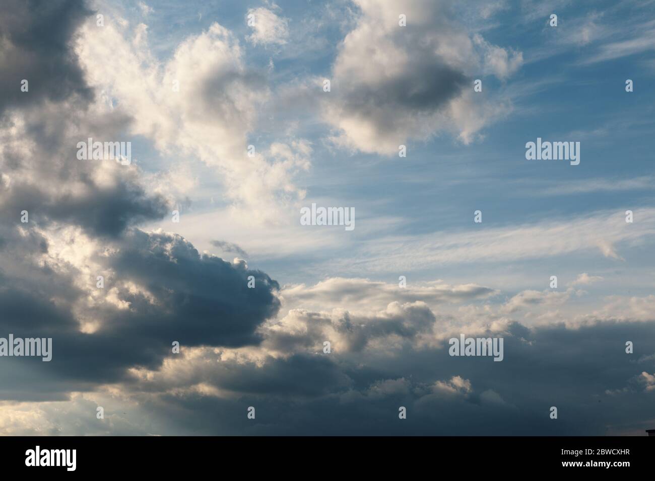 dramatic sky with storm clouds Stock Photo - Alamy