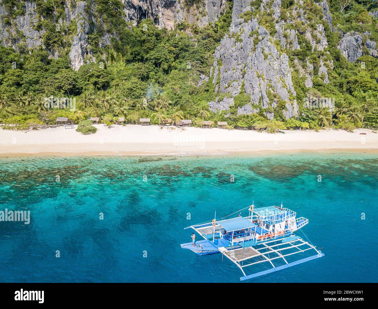 Nice view of a beach in Coron Palawan Philippines Stock Photo - Alamy