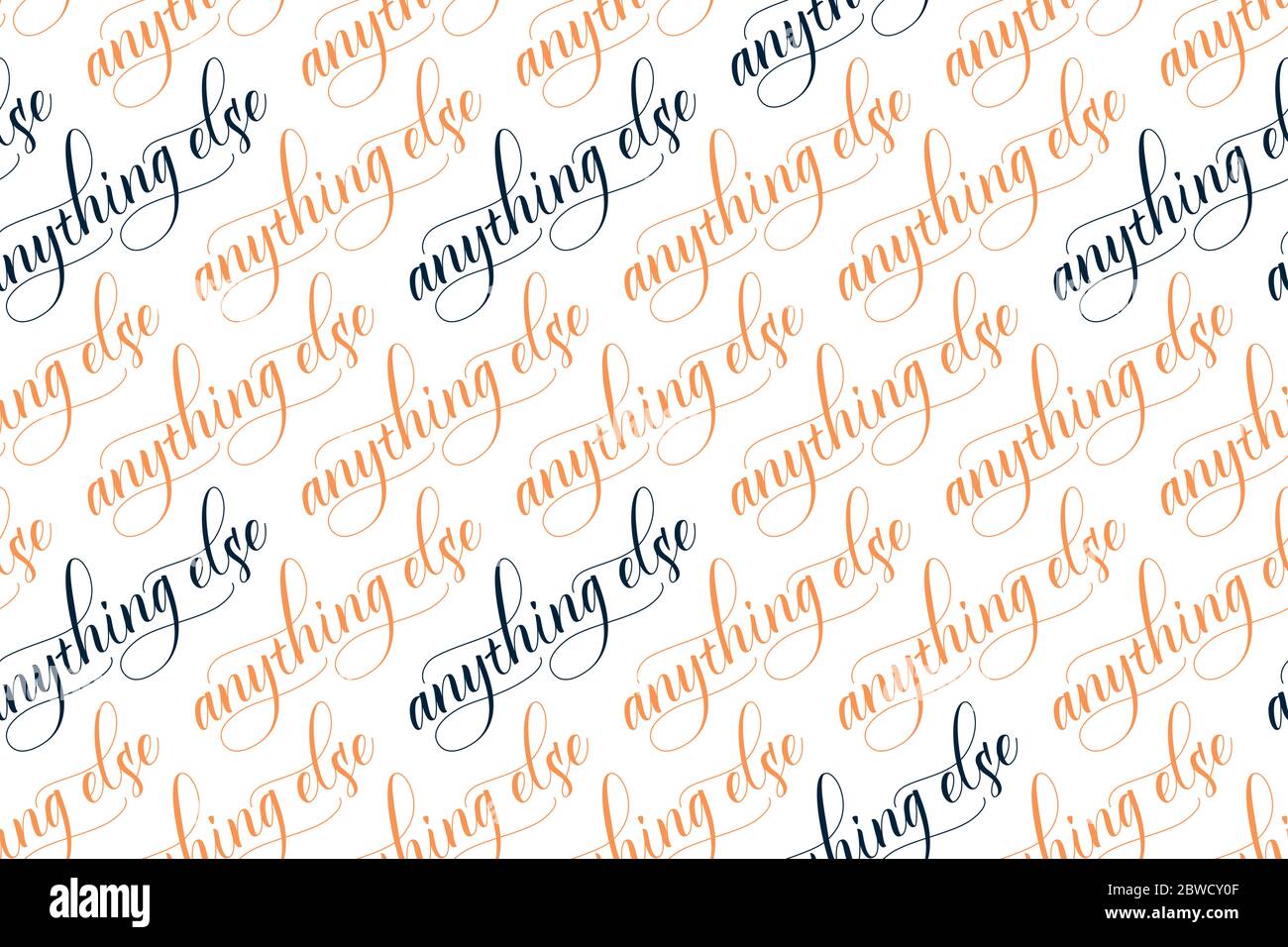 T do anything else Stock Vector Images - Alamy