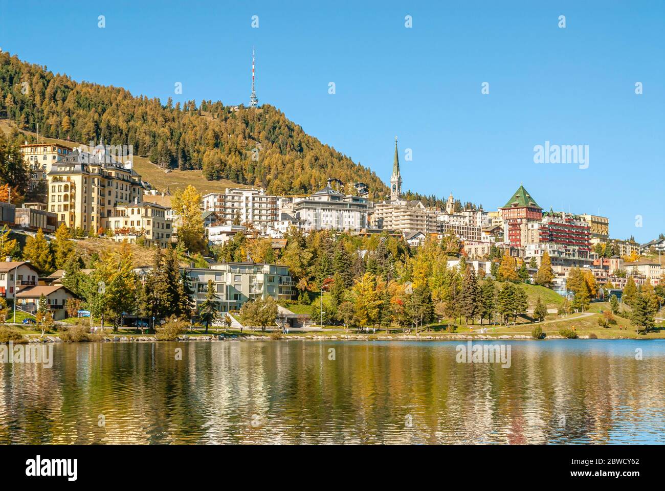 Upper engadine valley autumn hi-res stock photography and images - Alamy