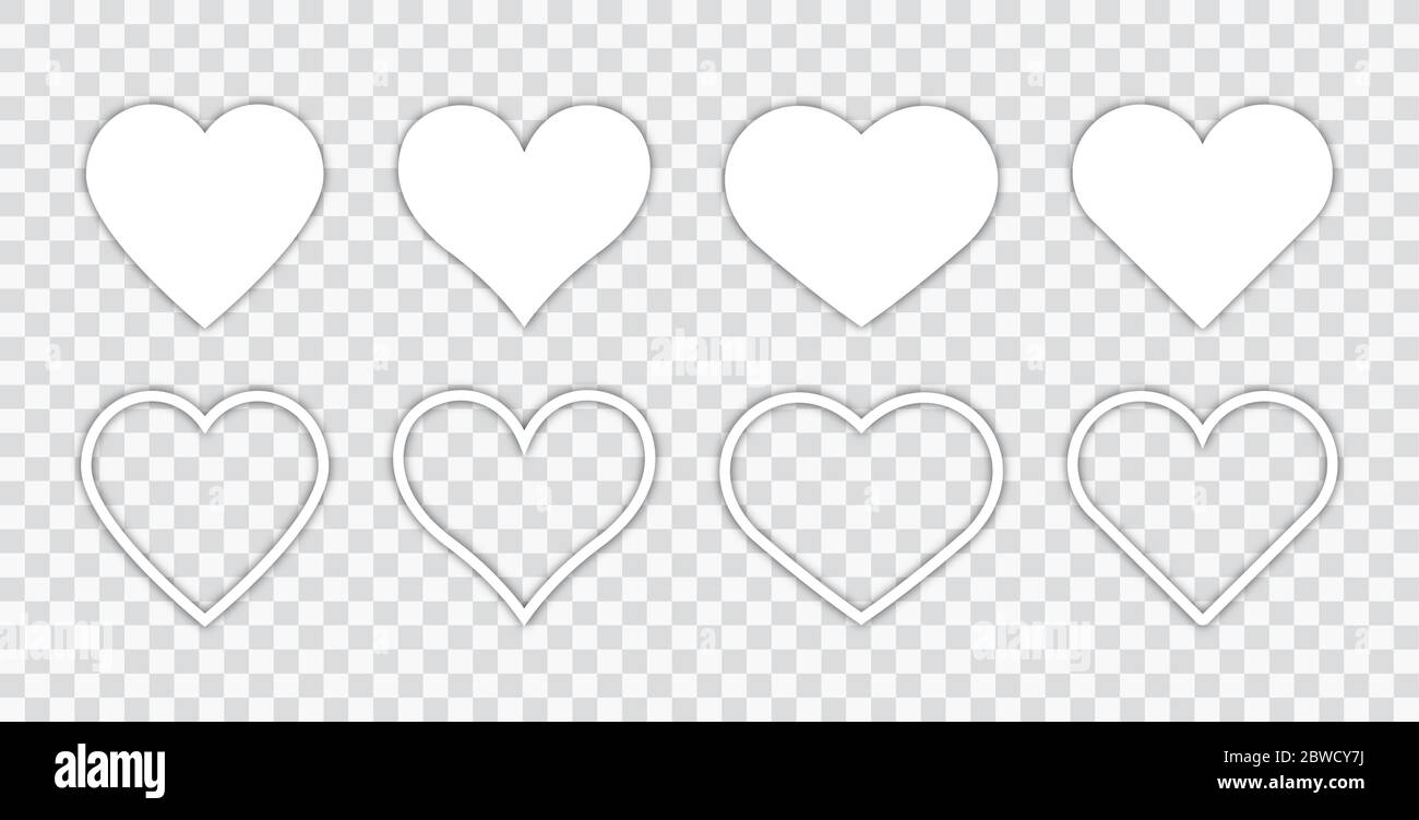 Heart linear vector icon. Valentine love and wedding thin line heart ...