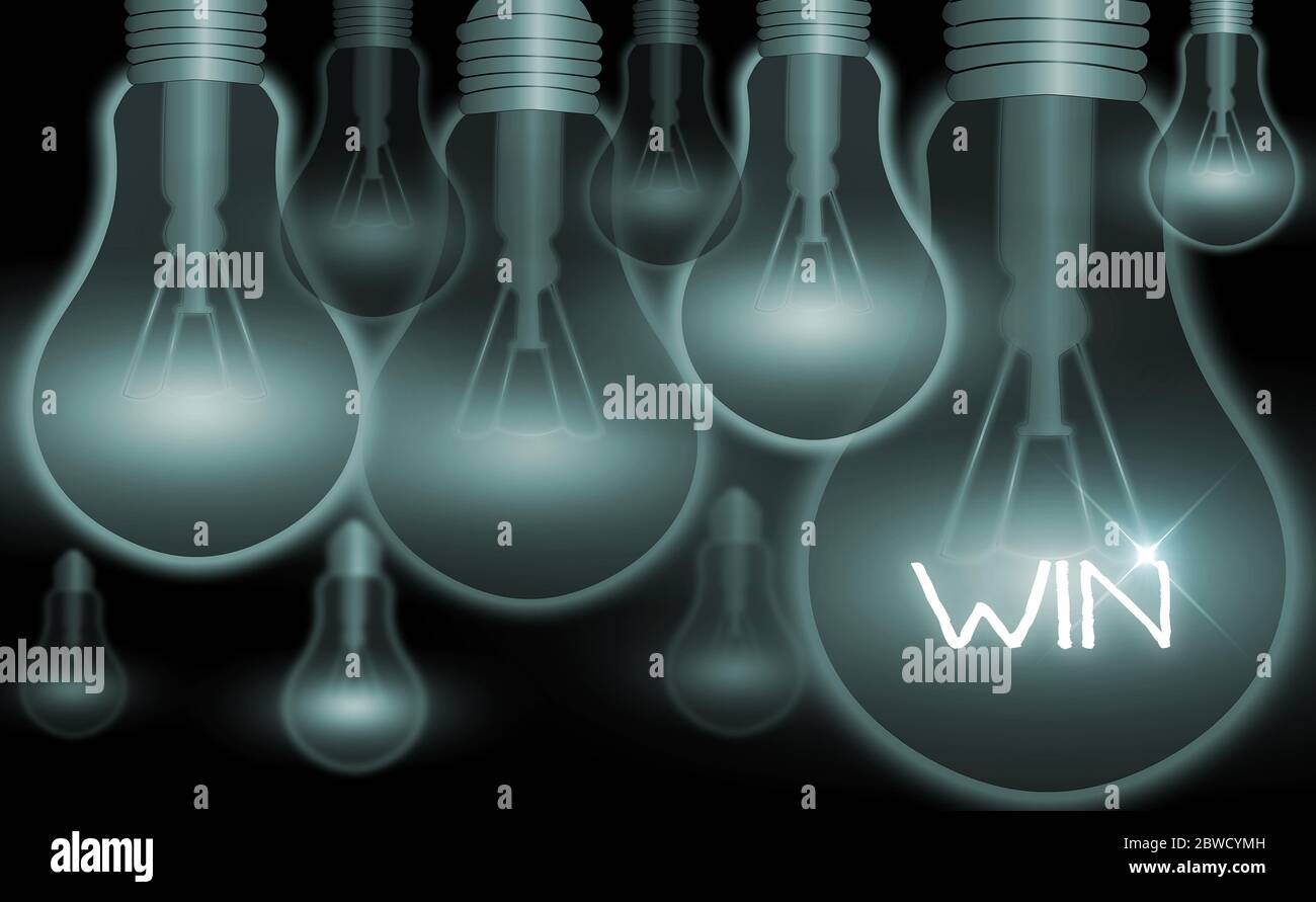 Conceptual hand writing showing Win. Concept meaning achieving victory ...