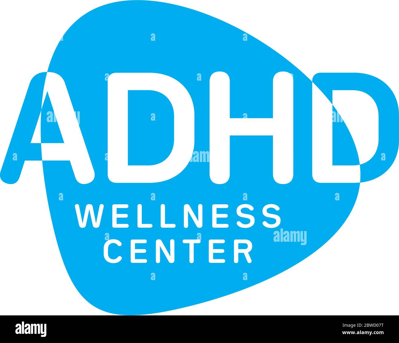 ADHD Wellness Center Logo Vector. Attention Deficit Hyperactivity ...
