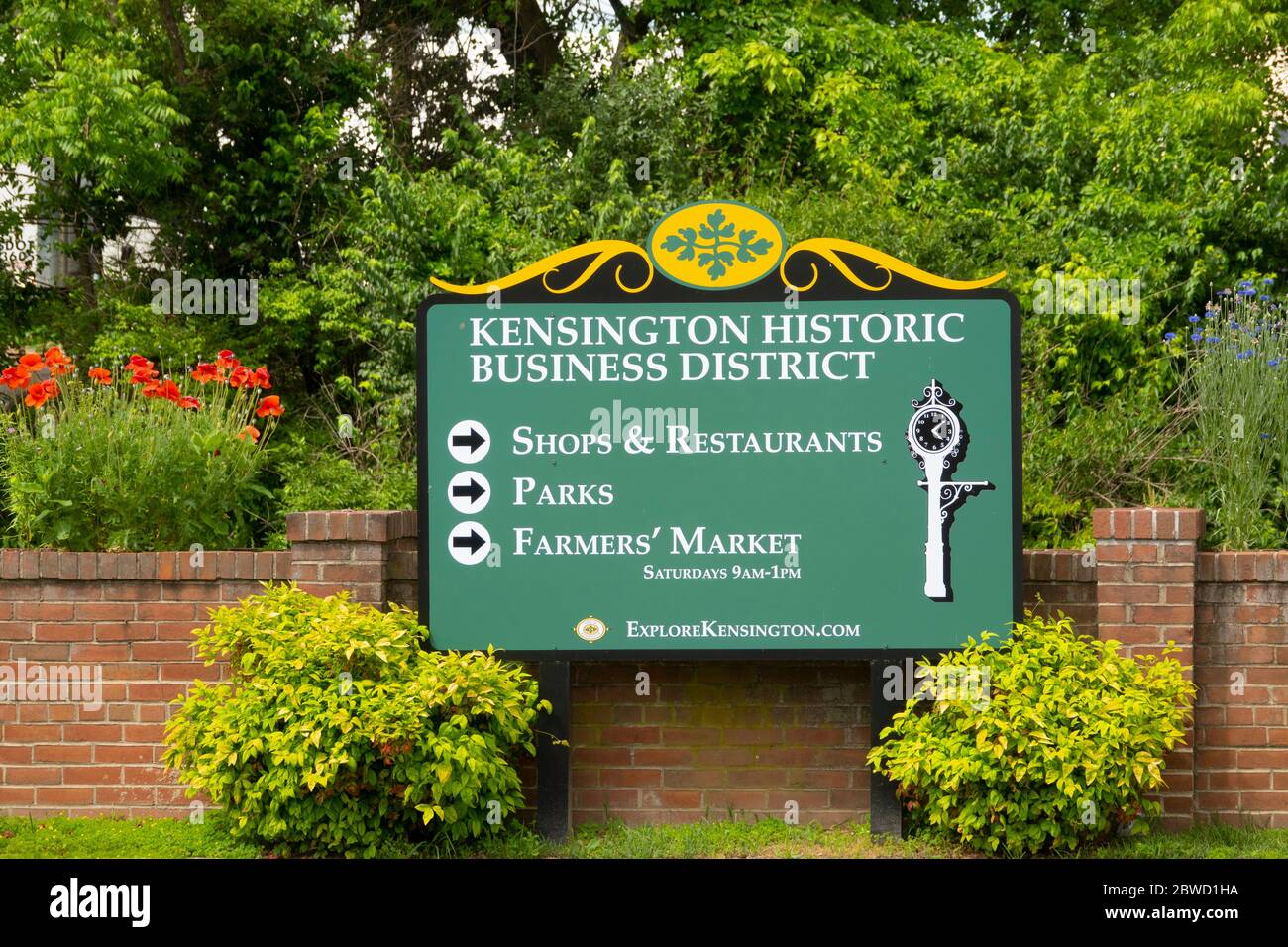 Historic district sign hi-res stock photography and images - Alamy