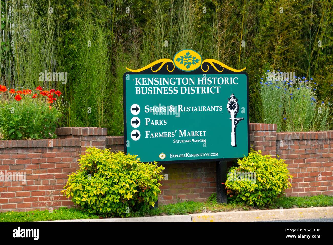 Historic district sign hi-res stock photography and images - Alamy