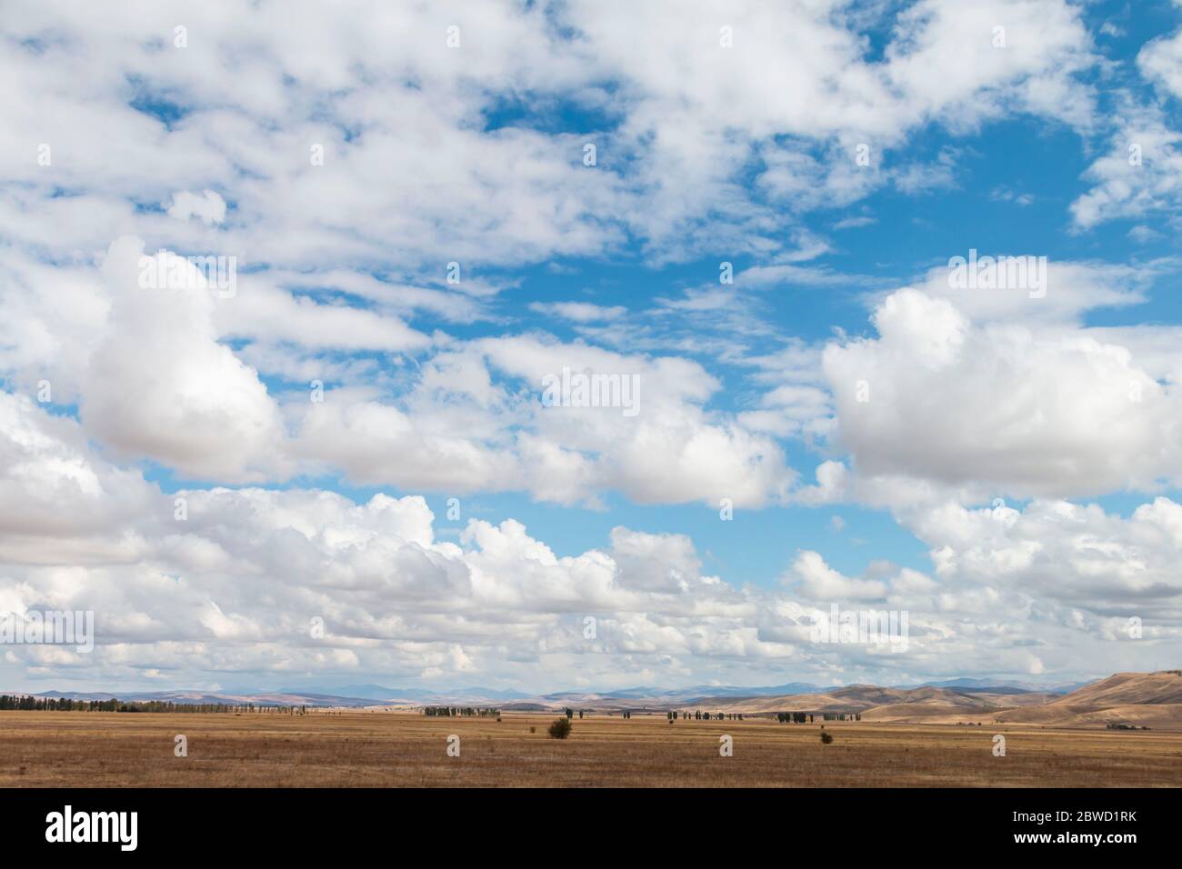 Cloudy sky nature view in the valley Stock Photo - Alamy