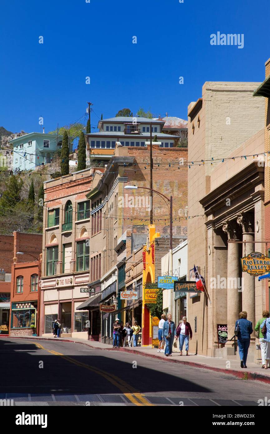 Stores on Main Street, Bisbee Historic District, Cochise County ...