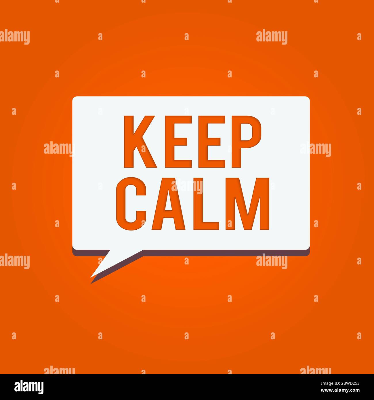 Conceptual hand writing showing Keep Calm. Concept meaning remain ...