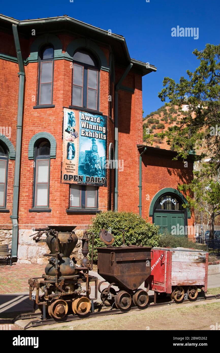 Bisbee Mining & Historical Museum, Bisbee Mining Town, Cochise County ...