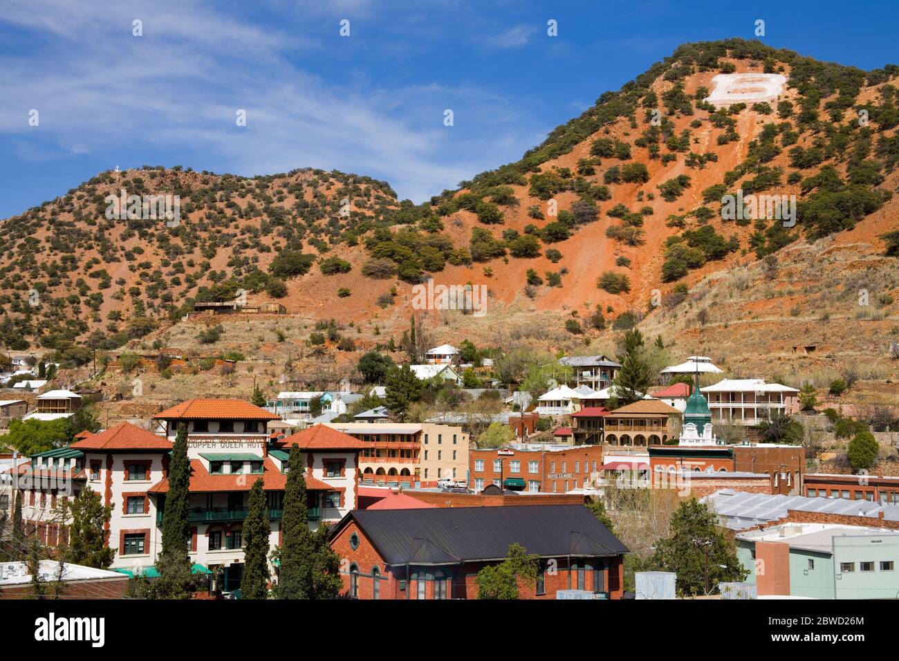 Historic District, Bisbee Mining Town, Cochise County, Arizona, USA ...