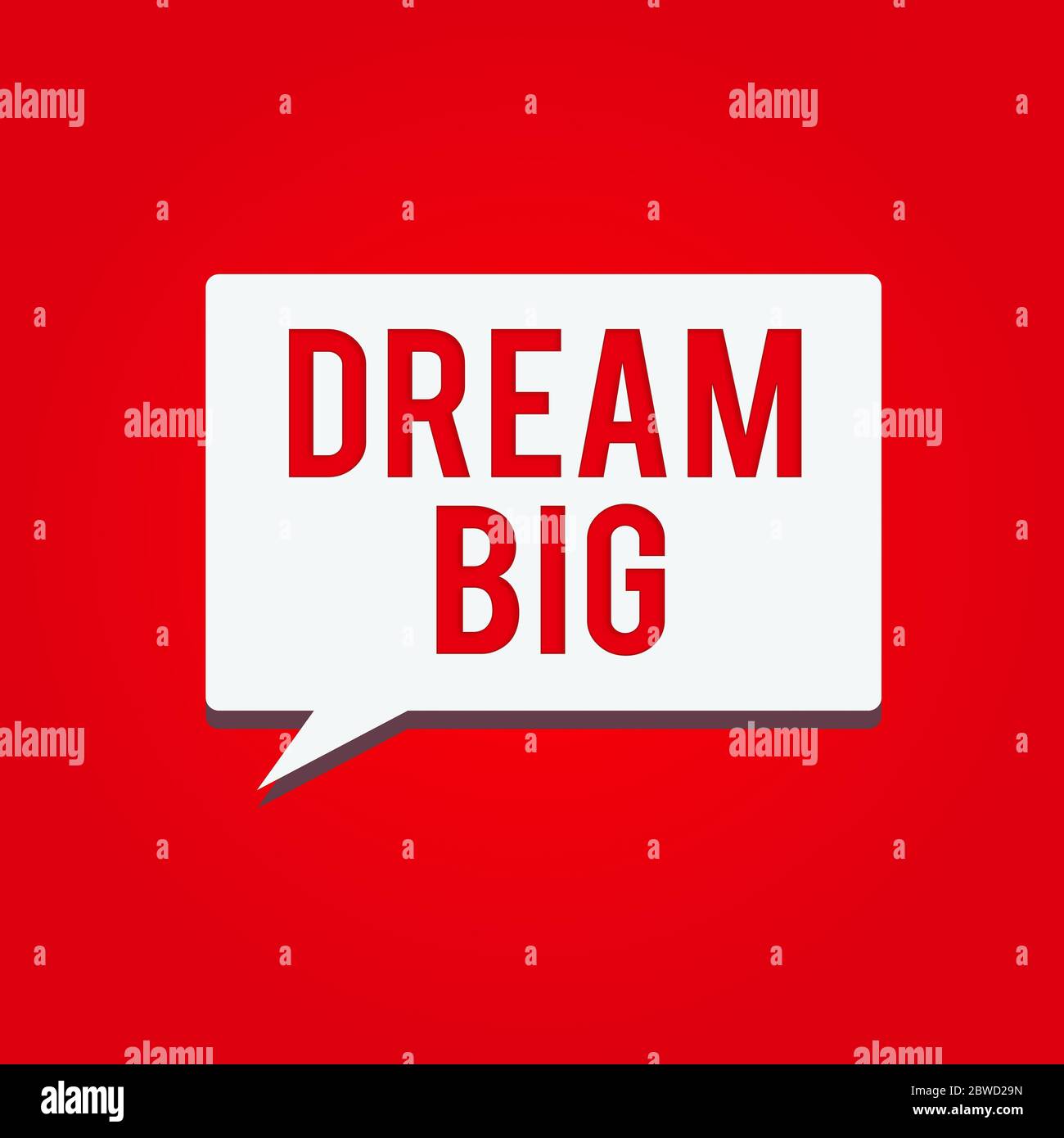 Conceptual hand writing showing Dream Big. Concept meaning positive ...