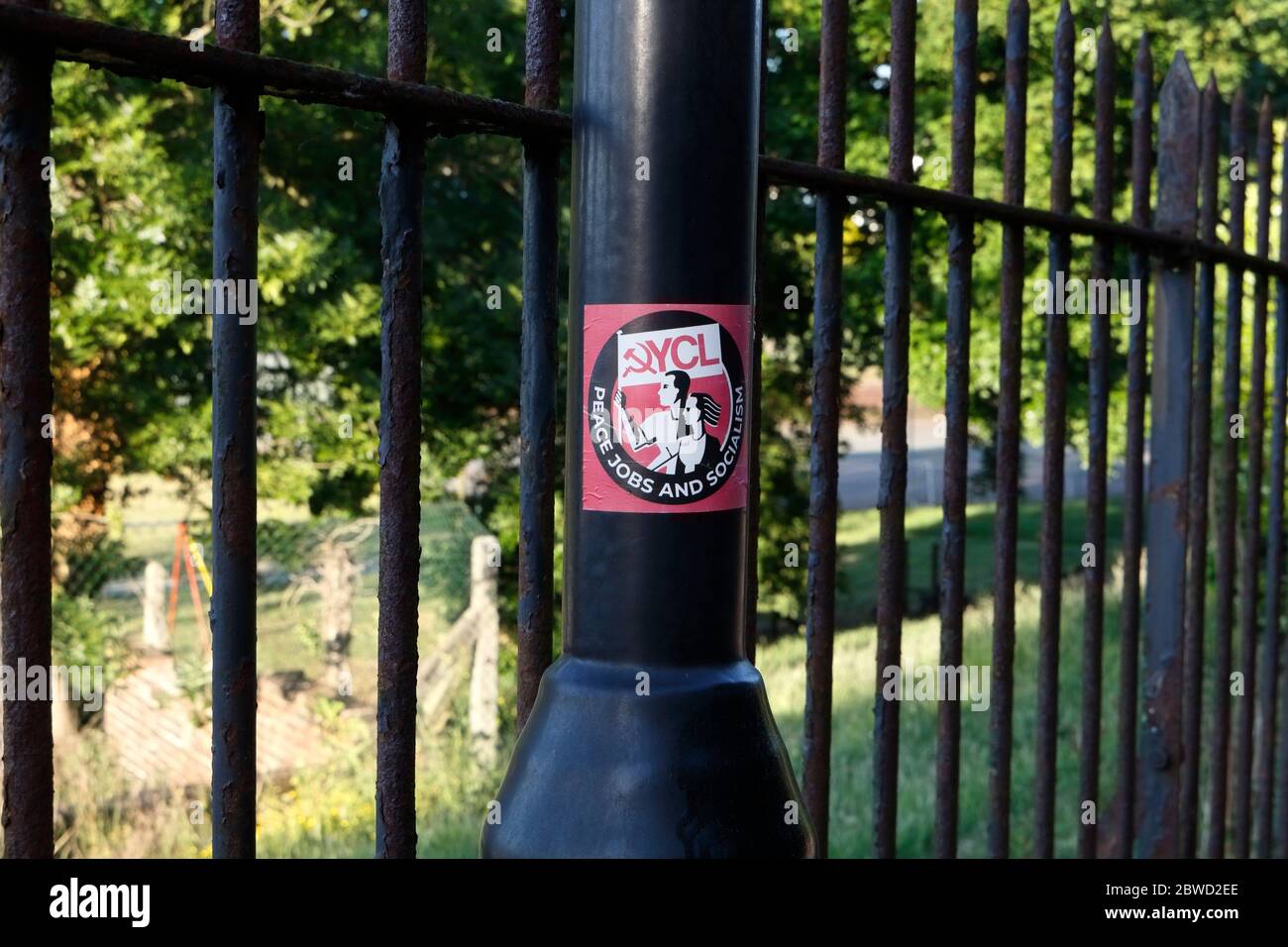 Lampost sticker hi-res stock photography and images - Alamy