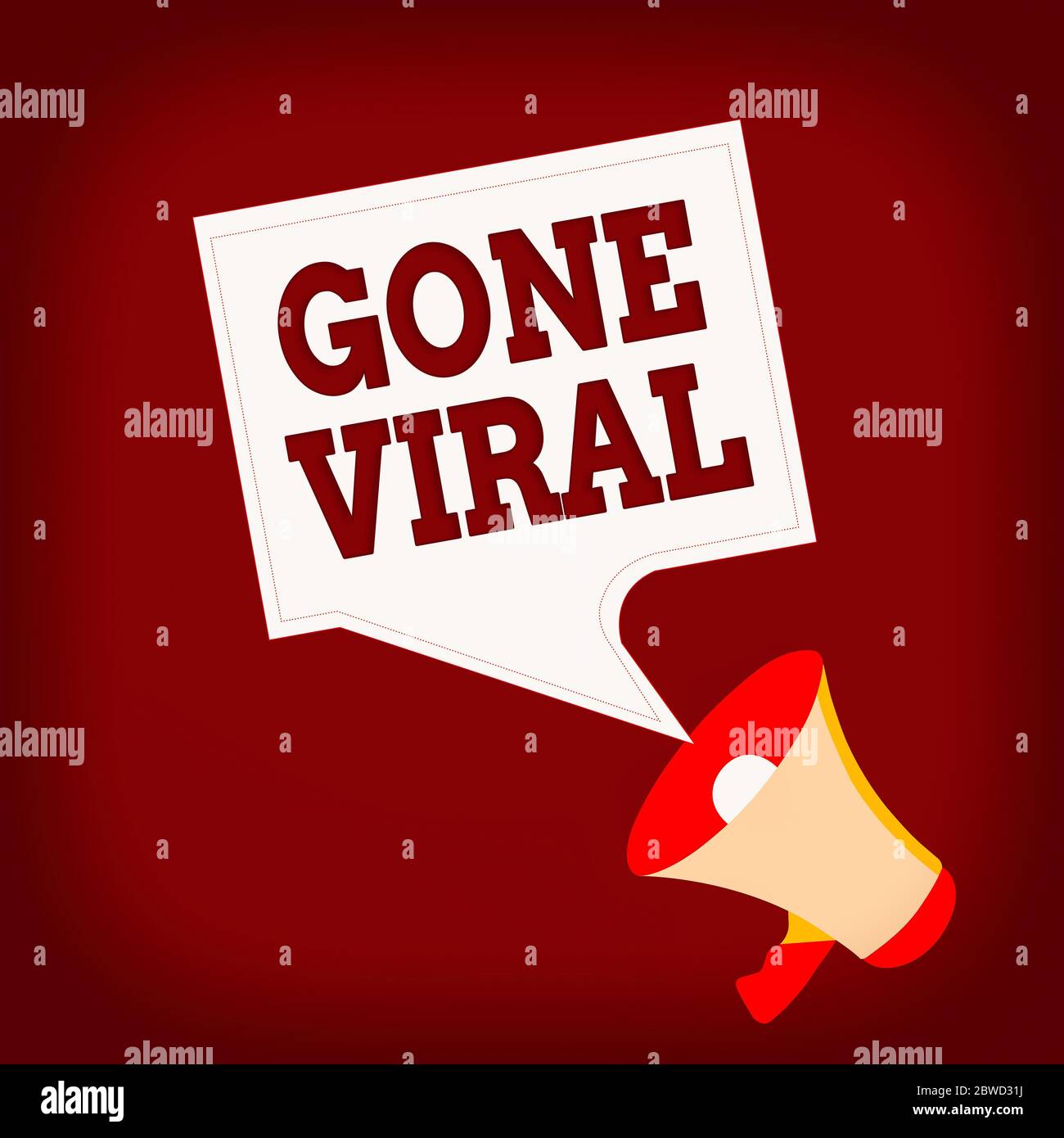 Conceptual hand writing showing Gone Viral. Concept meaning social ...