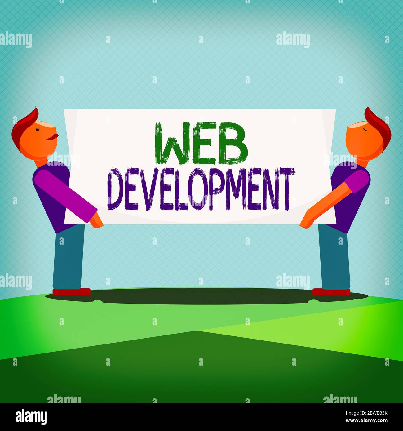 Text sign showing Web Development. Business photo showcasing work ...