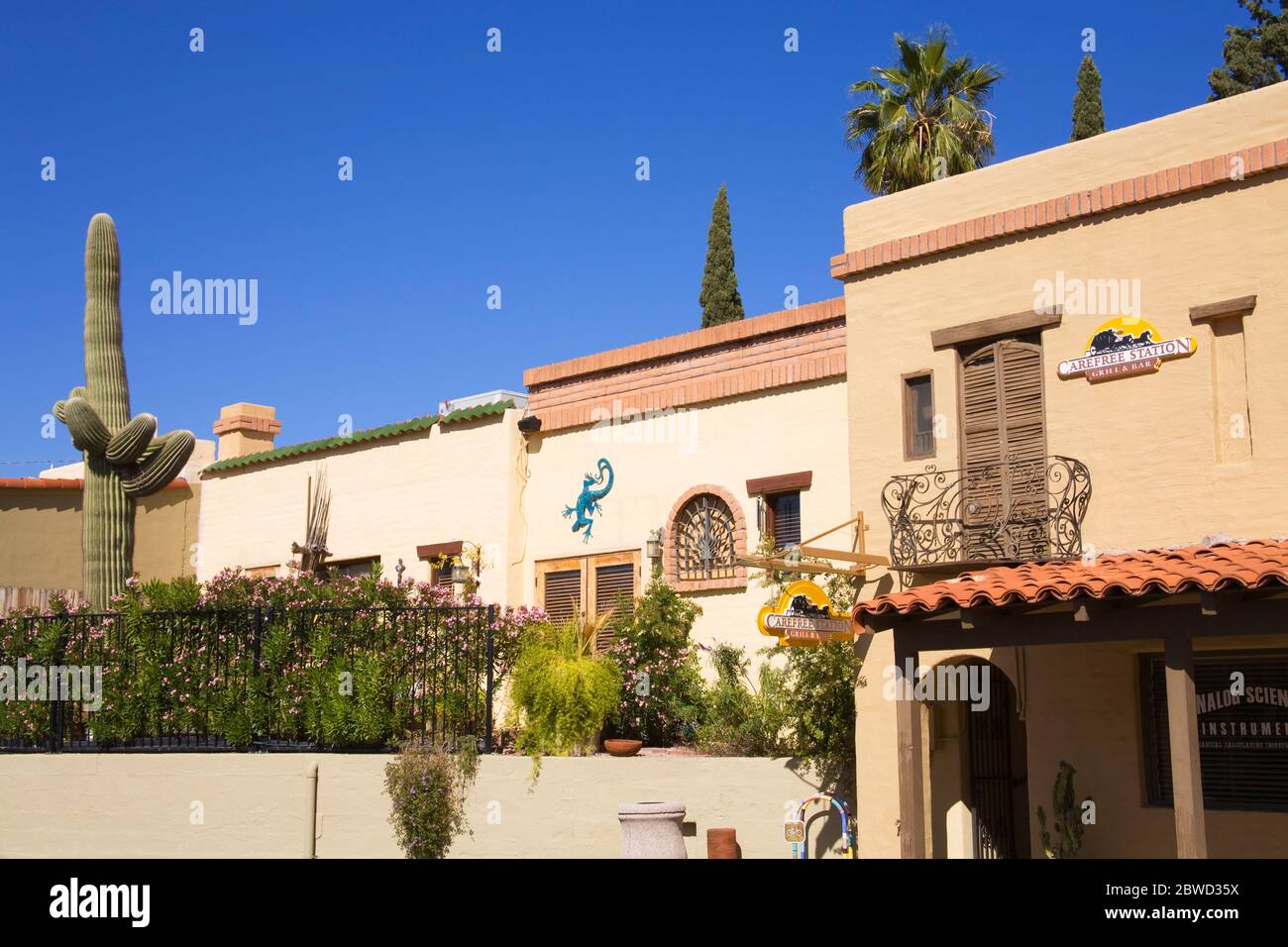 Spanish Village, Carefree City, Greater Phoenix Area, Arizona, USA ...